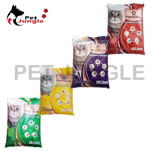Promo Pasir Kucing Pawsitive 25L- Pasir Kucing Wangi Gumpal GOSEND GRAB ...