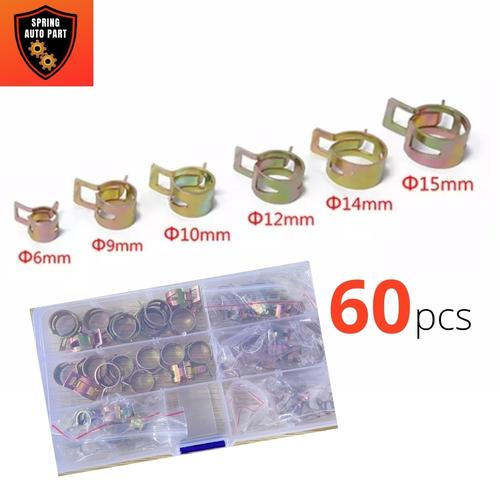 Jual Klem Clamp Selang Bensin Radiator Kompresor 60 pcs 6mm~15mm ...