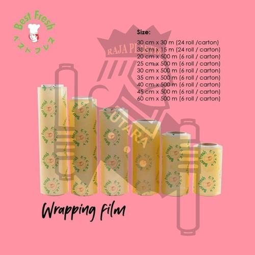 Jual Plastik Wrapping Makanan 60 cm x 500 M Merek BEST FRESH Plastik ...