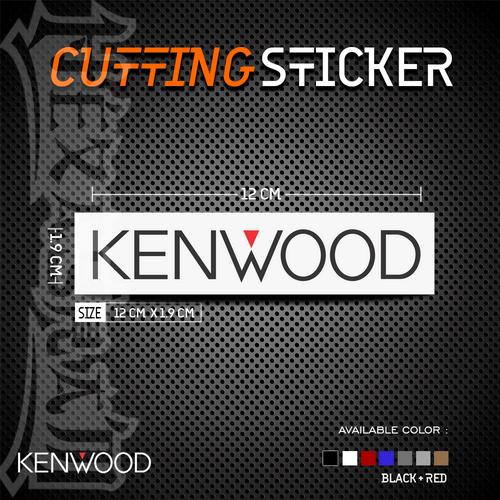 Jual Cutting Sticker KENWOOD Logo | Stiker Cutting Logo KENWOOD ...