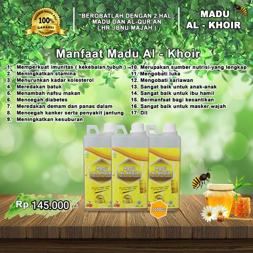 Jual Madu Al khoir madu asli dan murni hutan sumatra bergaransi 1kg - Kota Pekanbaru - MADU ...