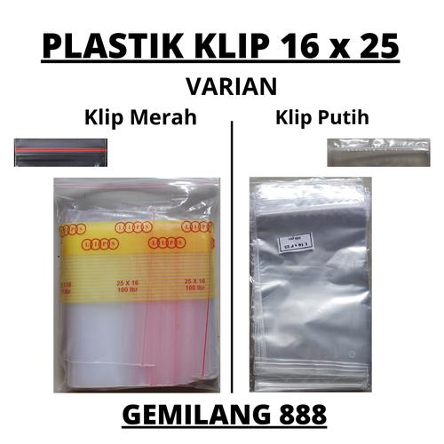 Jual Plastik klip uk 16x25 - plastik Zipper lock - Zip Putih 16x25 ...