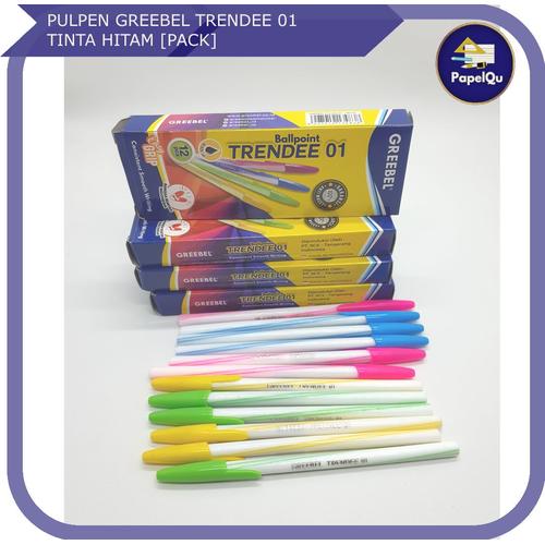 Jual Pulpen Greebel Trendee 01 Tinta Hitam [PACK] - Kota Depok ...