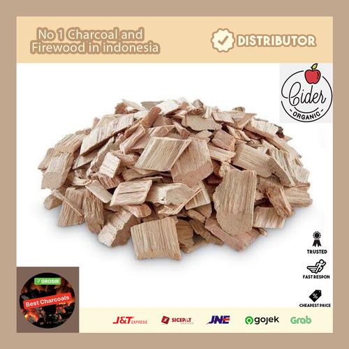 Jual Kayu Bakar Smoke Wood Chips 1Kg Apel Pellet Premium Quality - Wood ...
