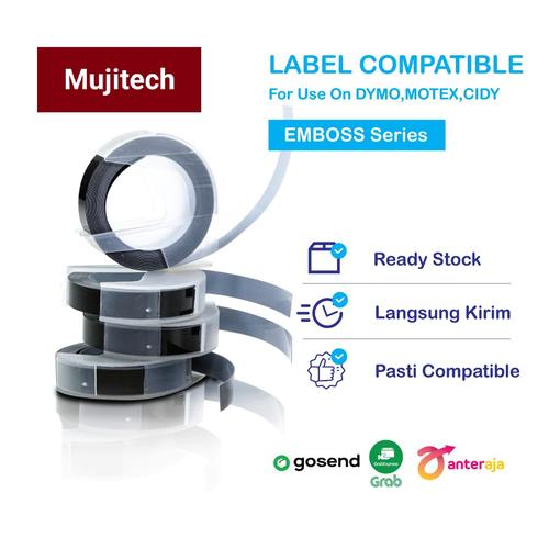 Jual LABEL DYMO EMBOSS 9mm PANJANG 3 meter - Kuning - Kab. Tangerang ...