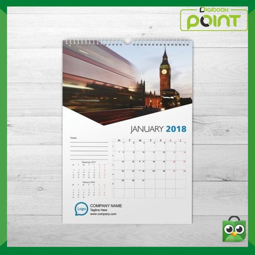 Jual Cetak Kalender Dinding Custom 2023 6 Lembar Klem Seng - AP 120 ...