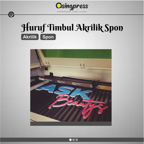 Jual Huruf Timbul Akrilik Spon - Custom - Kab. Banyuwangi - OSINGPRESS ...