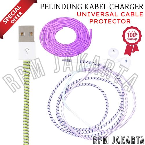 Jual Pelindung Kabel 1 Warna / Cable line Protector / Cable Casing - 3 ...