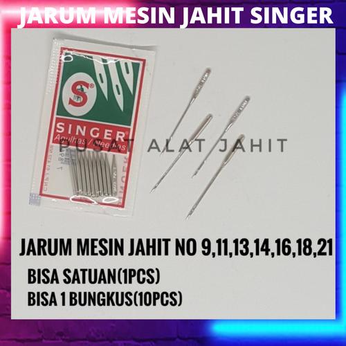 Jual JARUM MESIN JAHIT SINGER ORIGINAL JARUM KAOS JARUM SPANDEK JARUM ...