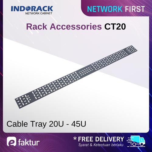 Jual Indorack Cable Tray 20U 27U 32U 42U 45U Rack Server Cable ...
