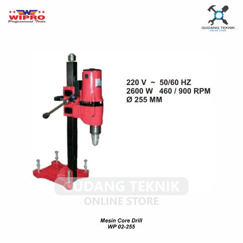 Jual Mesin Core Drill WP02-255 WIPRO / Mesin Coring Bor Beton WIPRO ...