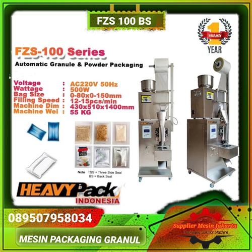 Jual Mesin Pengemas Sachet Granul & Bubuk FZS 100 TSS HEAVYPACK - BACK ...