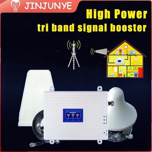 Jual 【NEW】Tri Band Amplifier 900 1800 2100 GSM DCS WCDMA 2G/3G/4G LTE ...