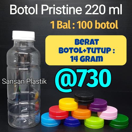 Jual Botol Pristine 220 ml / botol 220ml pristine / Botol 220 ml ...