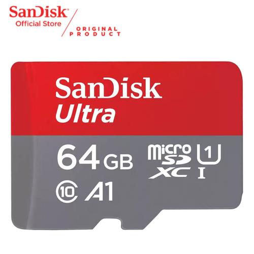 Jual Sandisk Ultra MicroSD 64GB 120 MBPS Class 10 Micro SD 64 GB ...