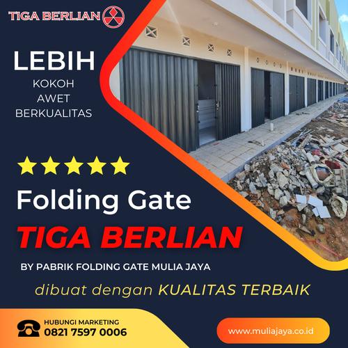 Jual Pintu Garasi Bergaransi - Folding Gate Premium Tiga Berlian - Kota ...