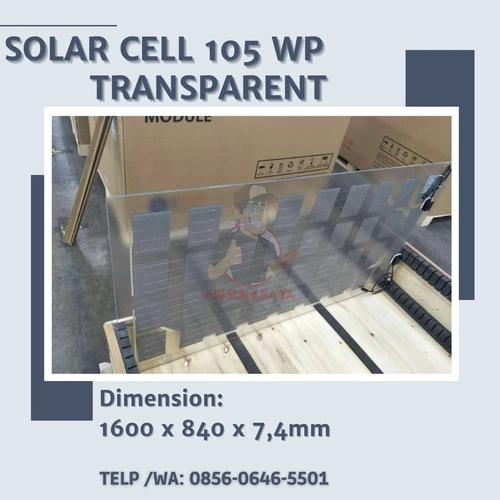 Jual Solar Cell 105 Wp Mono Tembus Pandang Transparan Solar Panel 105Wp ...
