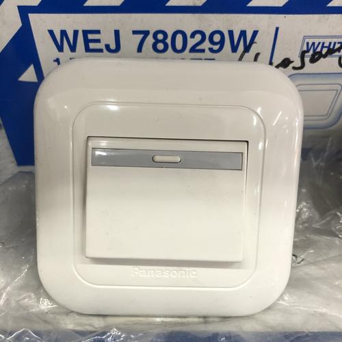 Jual Sakelar Wide 1 Arah Panasonic Putih Wide Series WEJ78029 + WEJ5541 ...