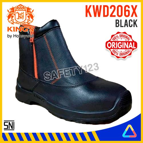 Promo Kings KWD 206X Sepatu Safety Shoes King's KWD206 Honeywell Zipper ...