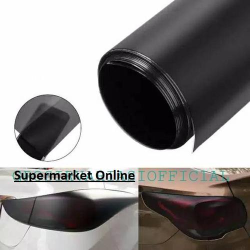 Jual Sticker Stiker Lampu Motor Mobil HITAM DOFF Skolate Smoke Hybrid ...