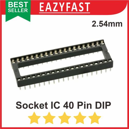Jual Socket IC 40P 40 P Pin Kaki DIP Wide Soket Rumah Dudukan Adapter ...