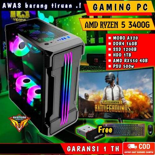Jual Pc Gaming Editing Fullset Monitor 24 Inch Siap Pakai Editing Gaming a1 - pc only - Jakarta ...