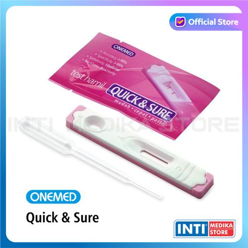 Jual ONEMED - Strip Alat Test Hamil QUICK & SURE | Test Pack Uji ...