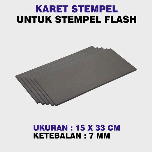 Jual Karet Flash untuk Stempel Flash | Ukuran 15 x 33 cm | Ketebalan 7 ...