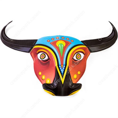 Jual DIY Papercraft Topeng Bull Barranquilla - Jakarta Timur - Merpati ...