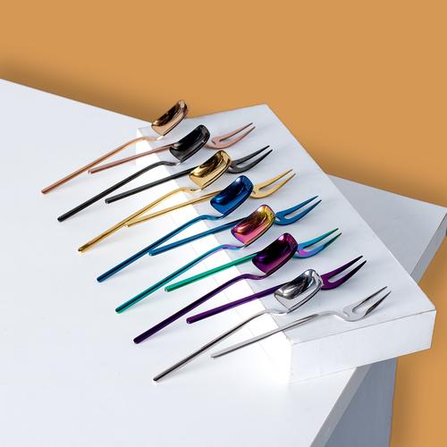 Jual Sendok & Garpu Dessert Spoon Fork Stainless Sendok Kue Buah ...