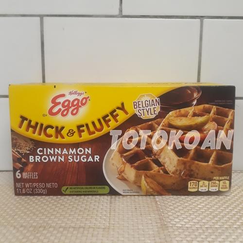 Jual KELLOGG'S EGGO THICK&FLUFFY CINNAMON BROWN SUGAR | FROZEN WAFFLE ...