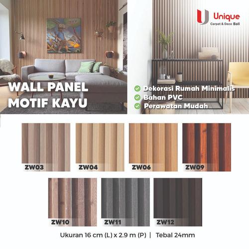 Jual Wallpanel PVC Motif Kayu / Dekorasi Dinding Panel Kayu / Partisi ...