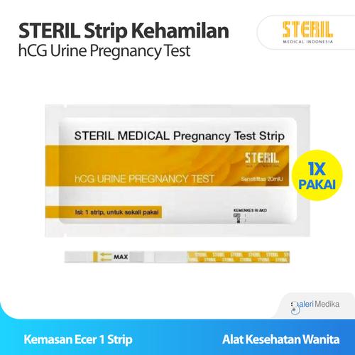 Jual Steril hCG Strip Tes Kehamilan Strip hCG - Test Pack Hamil - 1 pcs ...