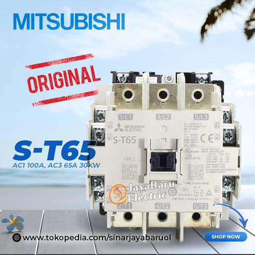 Jual Kontaktor / Contactor Mitsubishi S-T65 ST65 110V 220V 380V AC Coil ...