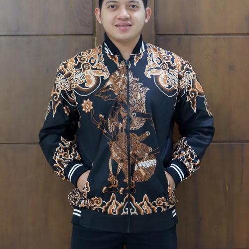 Promo jaket bomber batik wayang krisna jaket batik Krisna jaket ...