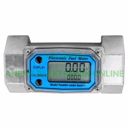 Jual Digital Turbine Flow Meter Solar Flow Meter 15-120L/Min 1 inci NPT Ele - Jakarta Barat ...