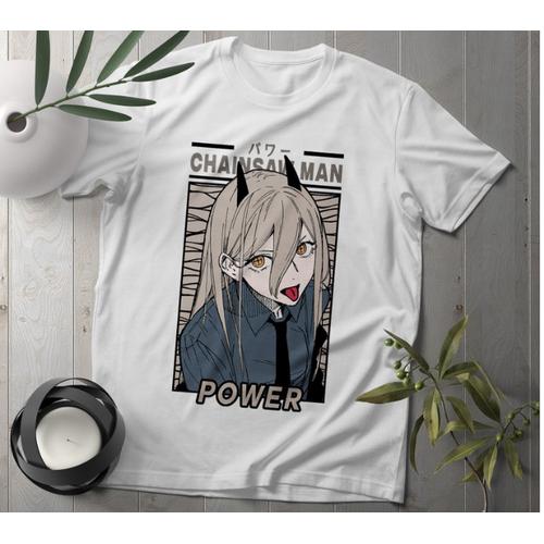 Jual Tshirt Kaos Power The Chainsaw Man Anime Manga Chainsaw Mann ...