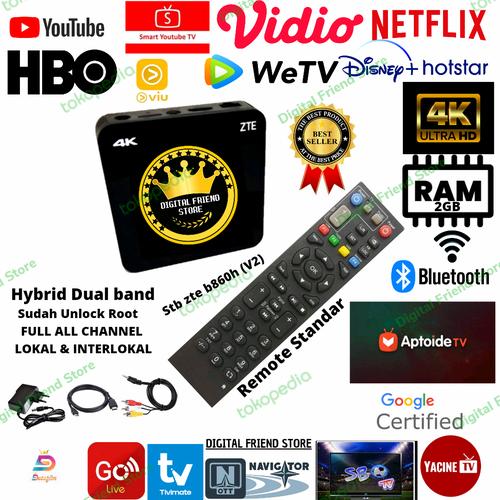 Jual stb android tv indihome b860h unlock root full all channel v2 ram 2 gb - HDMI - Jakarta ...