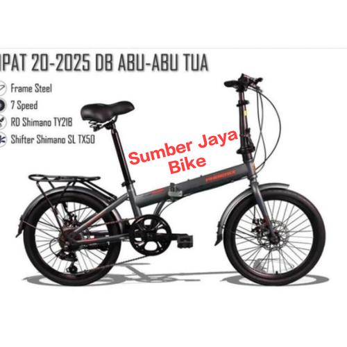 Jual Sepeda Lipat 20 inch PHOENIX 2025 DB - Abu-abu Tua - Kota Depok ...