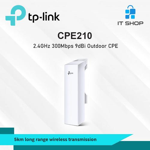 Jual TP-Link CPE210 2.4GHz 300Mbps 9dBi Outdoor CPE - Kota Malang - IT ...
