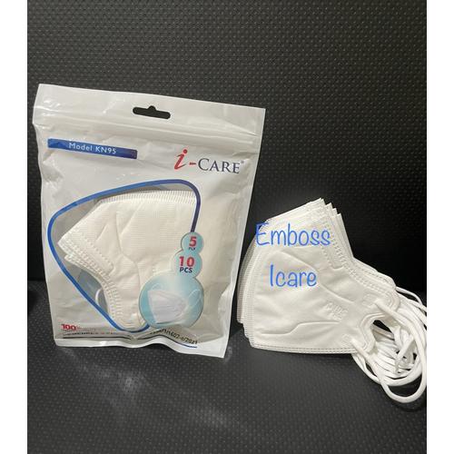 Jual Masker lokal KN95 Pro5ply-Earloop Icare Indonesia Emboss - Putih ...