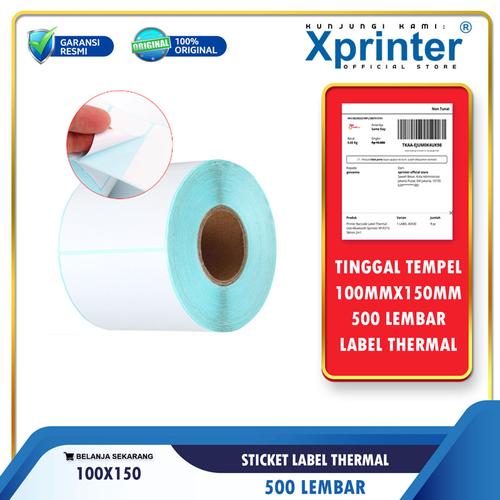 Jual Label Sticker Direct Thermal 100x1500 isi 500 roll cetak online ...