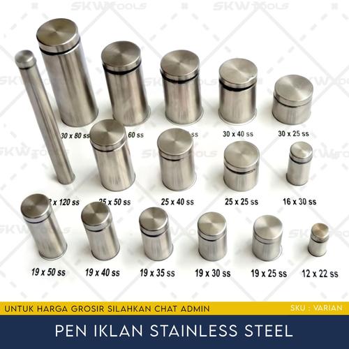 Jual Pen Iklan Baut Kaca Cermin Sign Board Sekrup Kaca Akrilik Acrylic ...