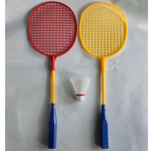 Jual Raket Plastik isi 2 raket mainan anak Balita badminton bulutangkis ...