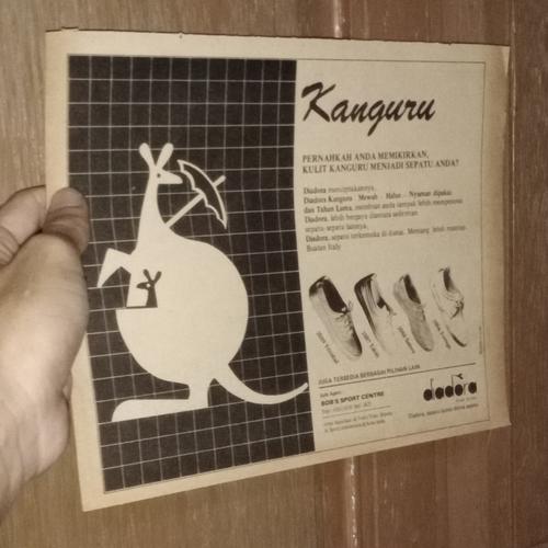 Jual Iklan Cetak Jadul Sepatu Diadora Kanguru - Kota Bandung - Kawan ...