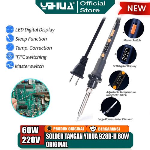 Promo Yihua 928D-II Solder Tangan Listrik 60W Temperature + Dudukan Original - Jakarta Pusat ...