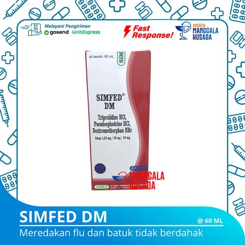 Jual SIMFED DM SIRUP @ 60 ML - Kota Palembang - APOTEK MANGGALA HUSADA ...