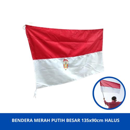 Jual Bendera Merah Putih ukuran besar 135cm x 90cm Halus - Kota ...