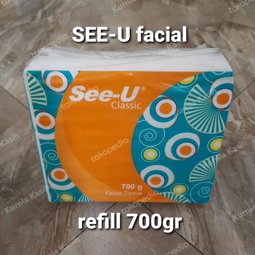 Jual tisu see u/tissue facial refill SEE-U CLASSIC kiloan 700gr 2ply ...