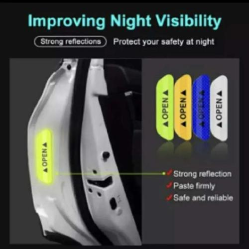 Jual stiker pintu mobil universal OPEN car door reflector warning ...